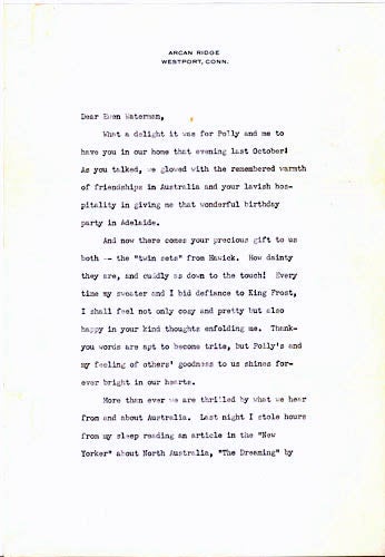 Typed Letters, signed by Keller, Helen: (1952) Signed by Author(s ...