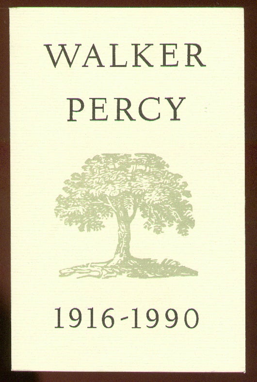 Memorial Tributes to Walker Percy von (PERCY, Walker): Fine Softcover ...