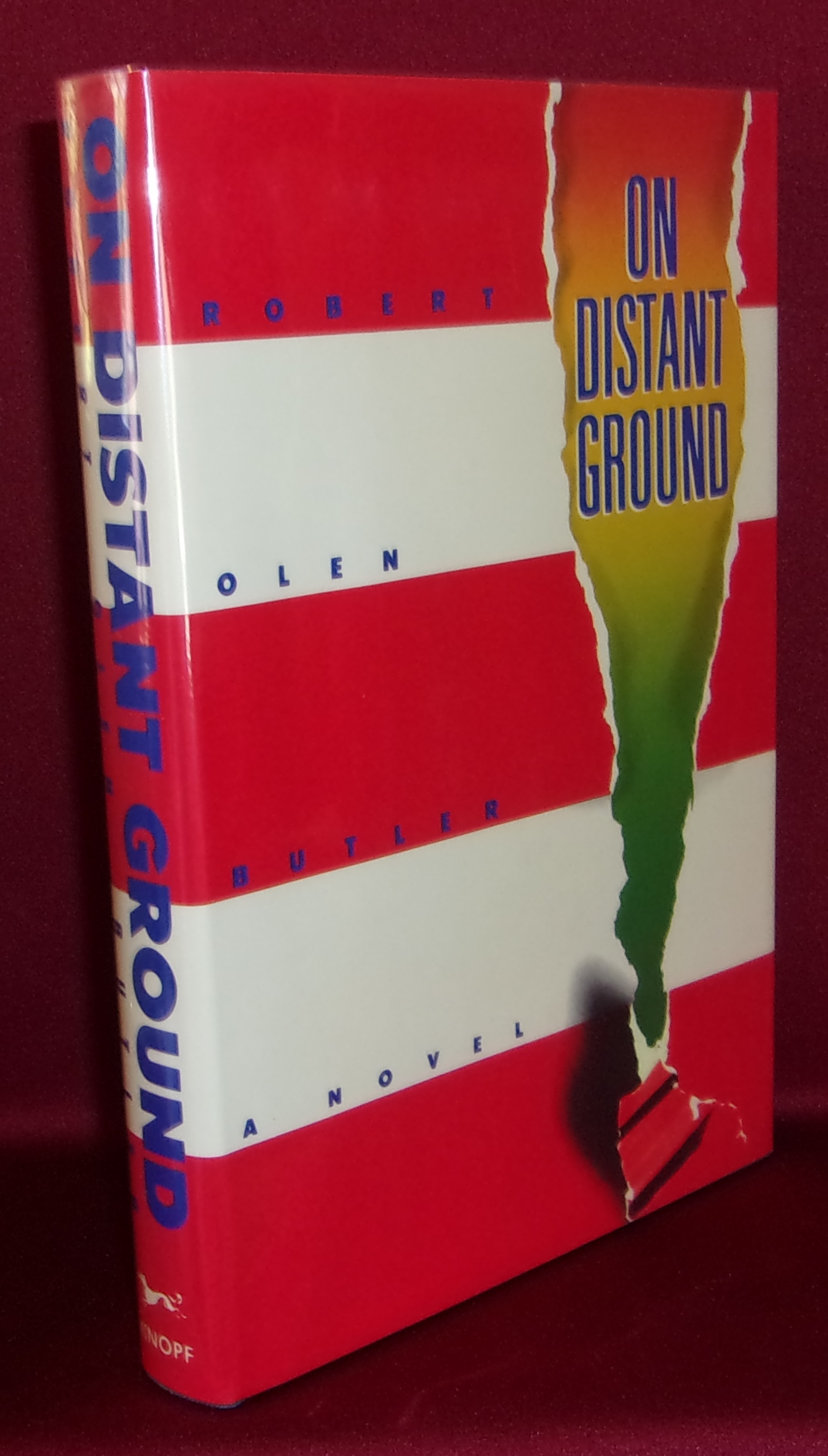 ON DISTANT GROUND by Butler, Robert Olen: Fine Hardcover (1985) 1st ...