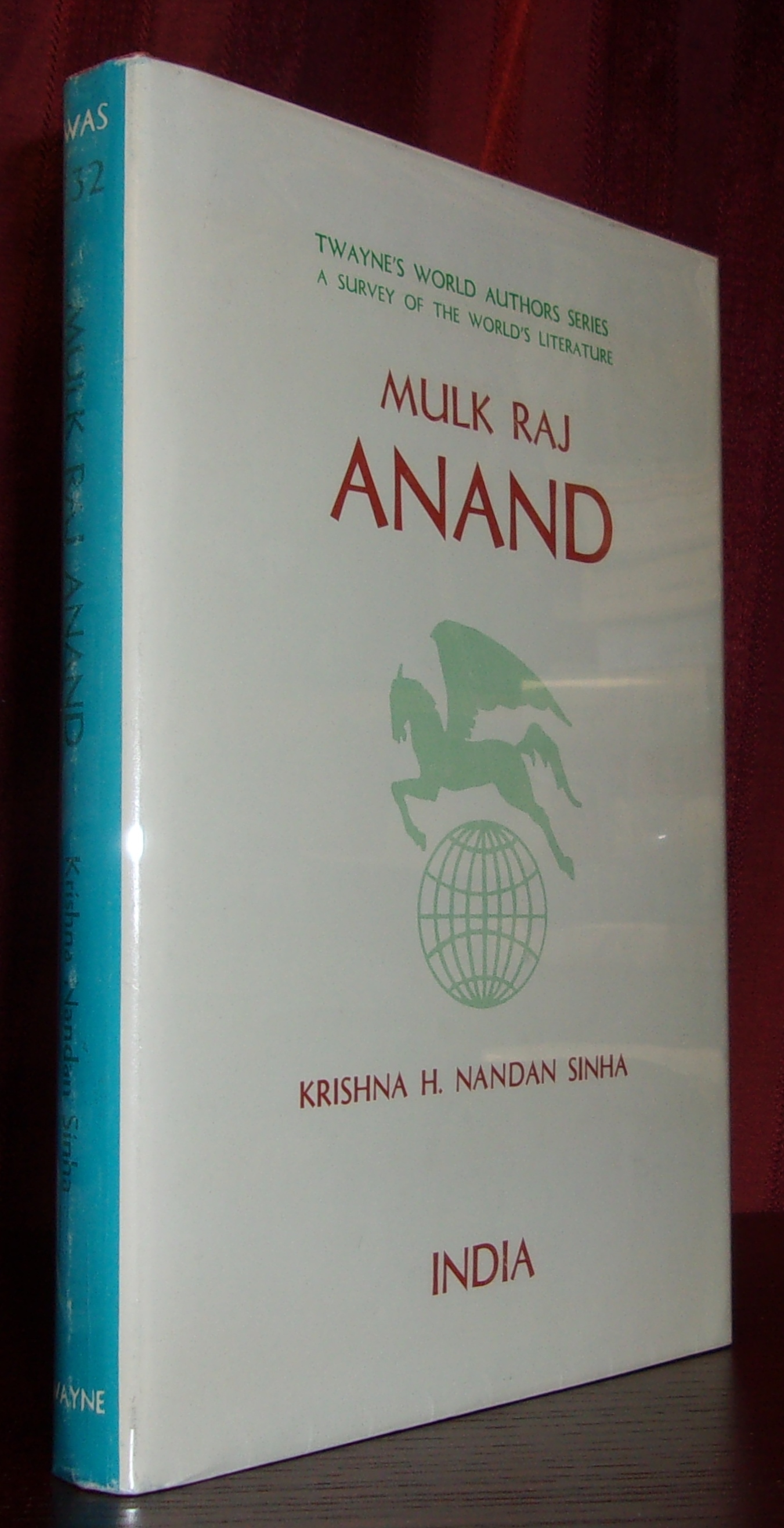 MULK RAJ ANAND by Sinha, Krishna H. Nandan: Fine Hardcover 1st Edition ...