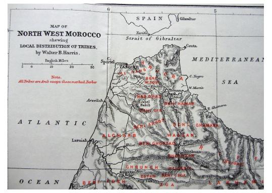 The Local Distribution of the Tribes Inhabiting the Mountains of North ...