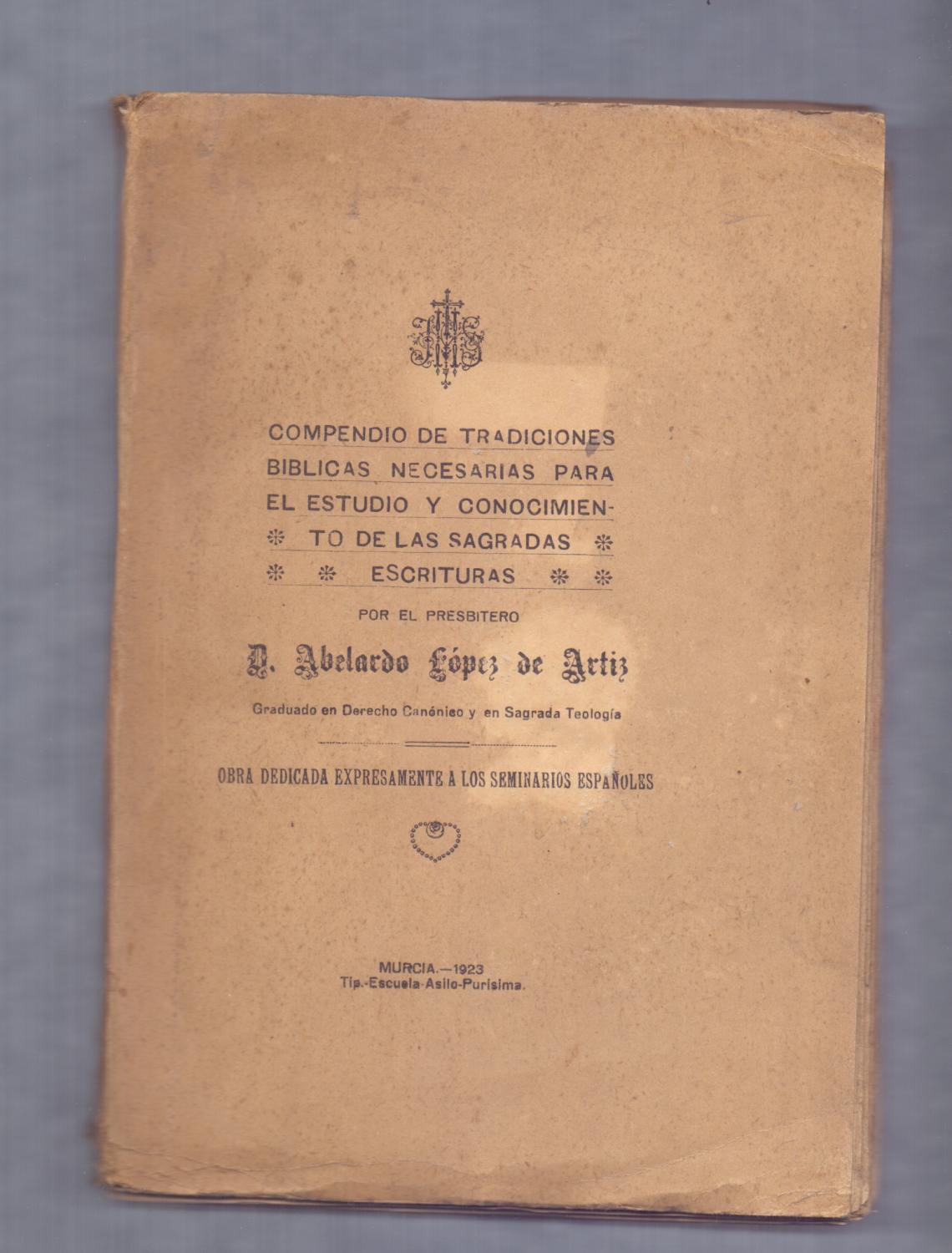 COMPENDIO DE TRADICIONES BIBLICAS NECESARIAS PARA EL ESTUDIO Y ...