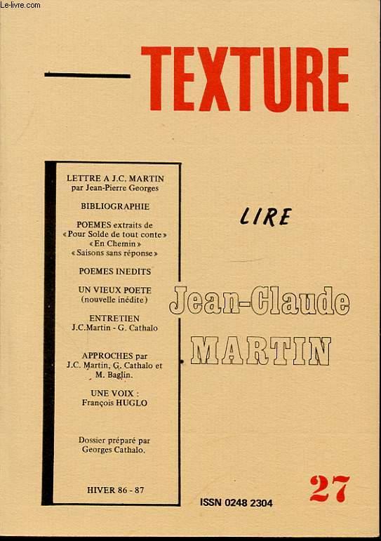 LIRE JEAN CLAUDE MARTIN de COLLECTIF: bon Couverture souple | Le-Livre