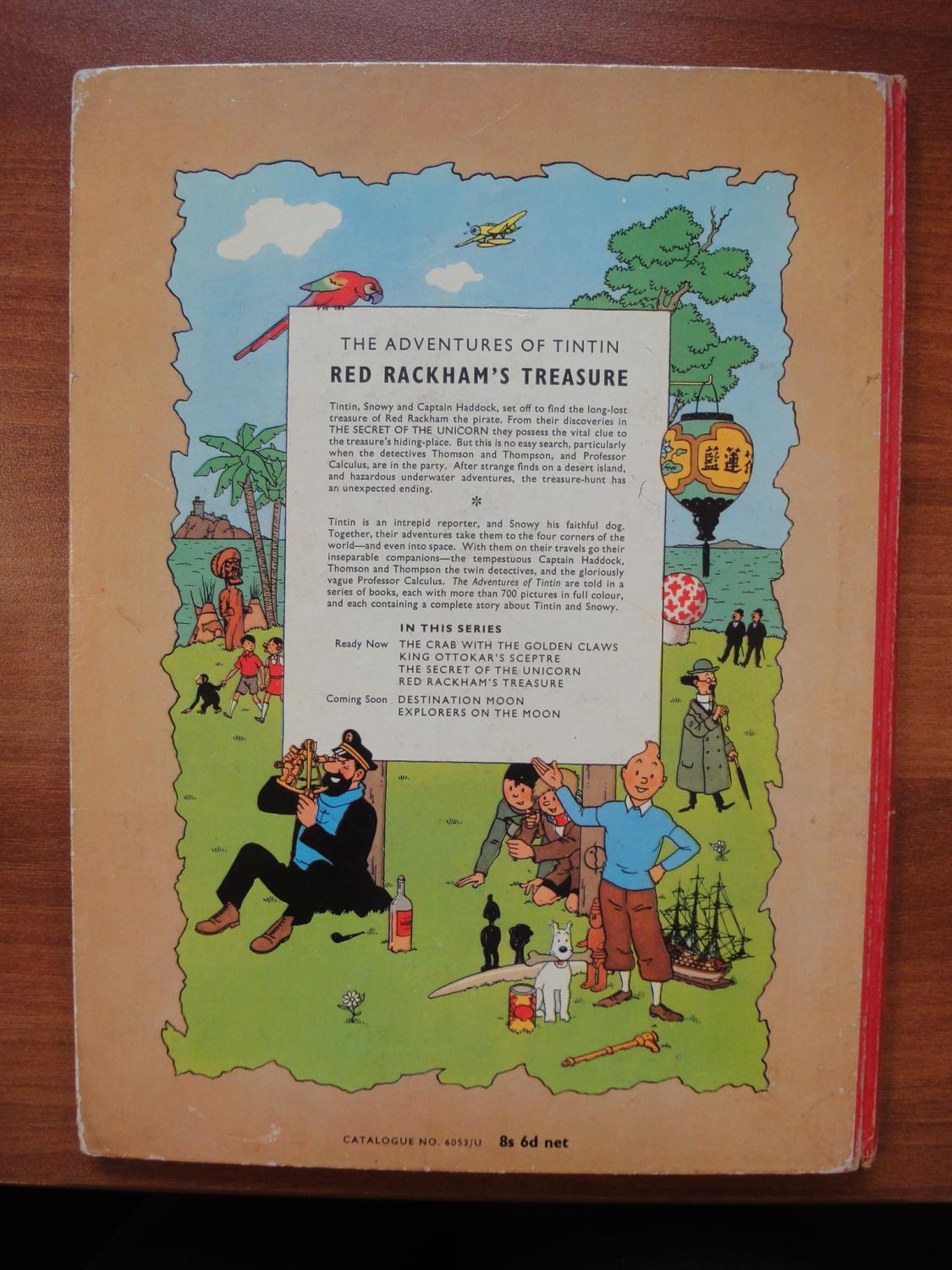 The Adventures of Tintin: Red Rackham's Treasure - 1st Edition from ...