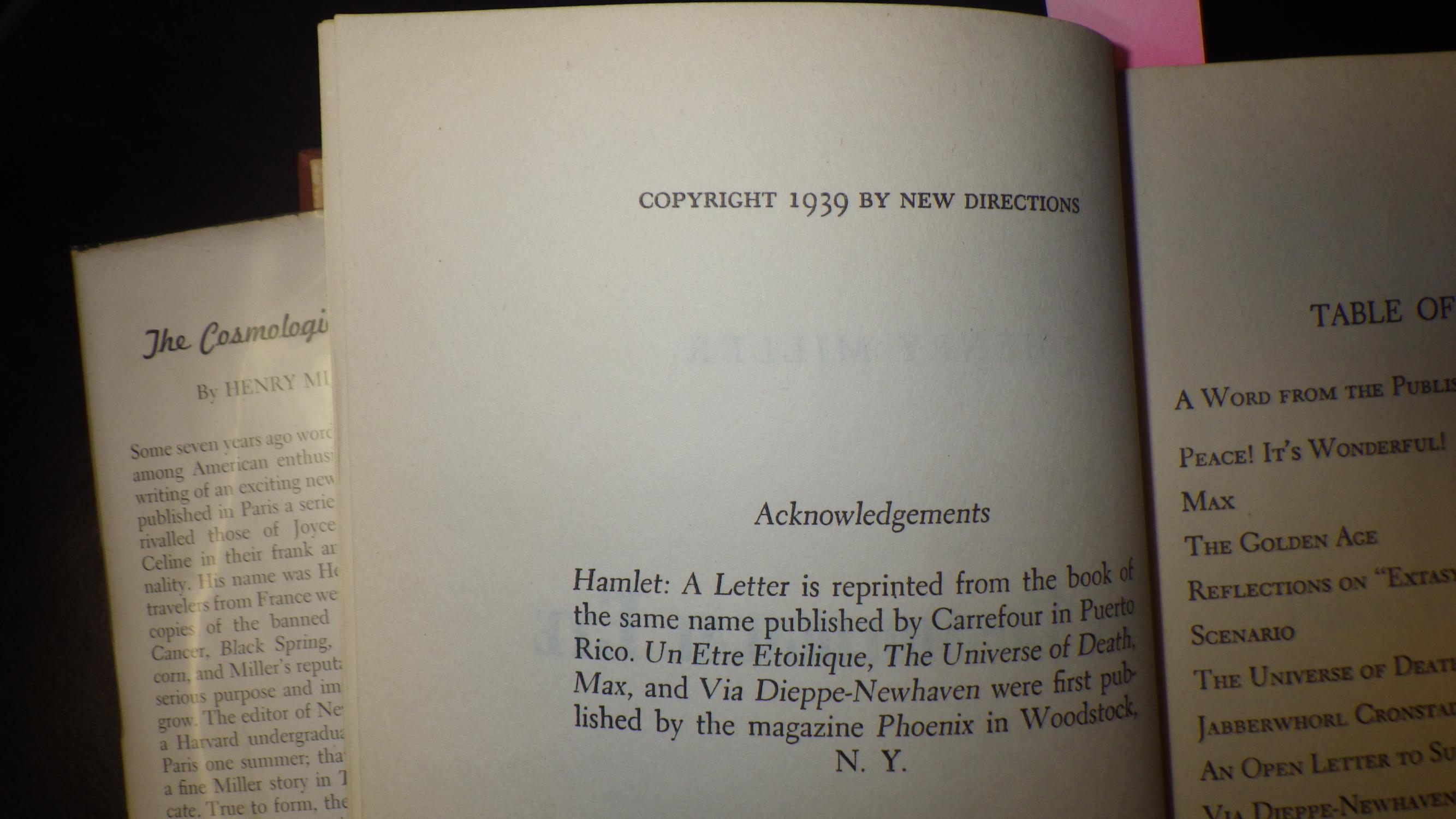Cosmological Eye, The ( Great Dust Jacket of Clouds & Eye ) by Henry ...