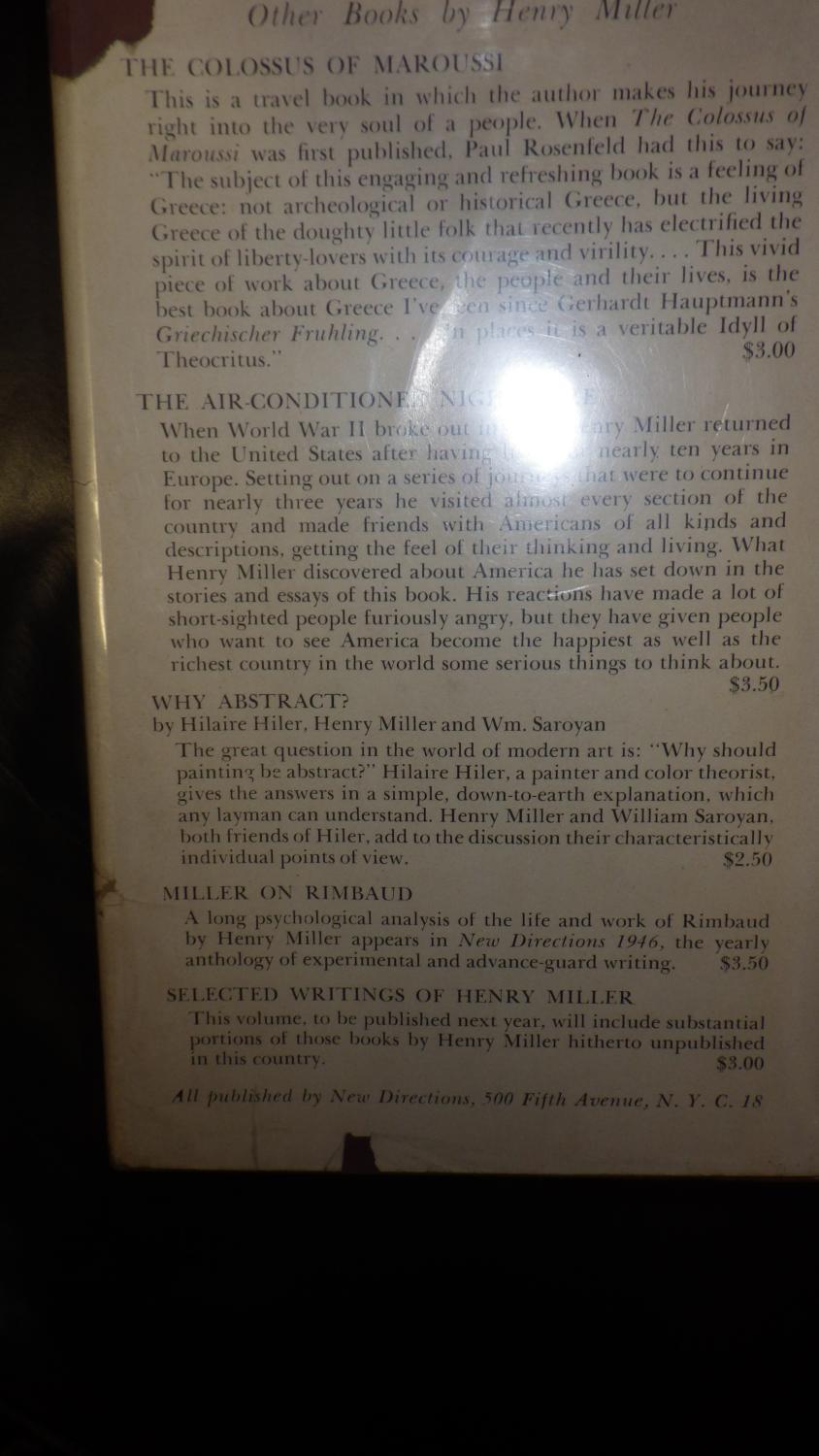 Cosmological Eye, The ( Great Dust Jacket of Clouds & Eye ) by Henry ...