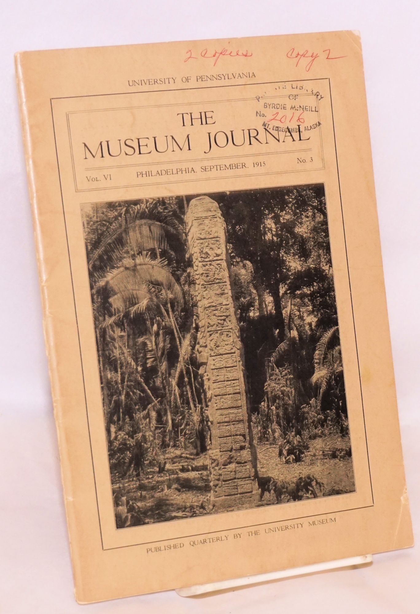 The museum journal volume VI no. 3, September 1915 by University of ...