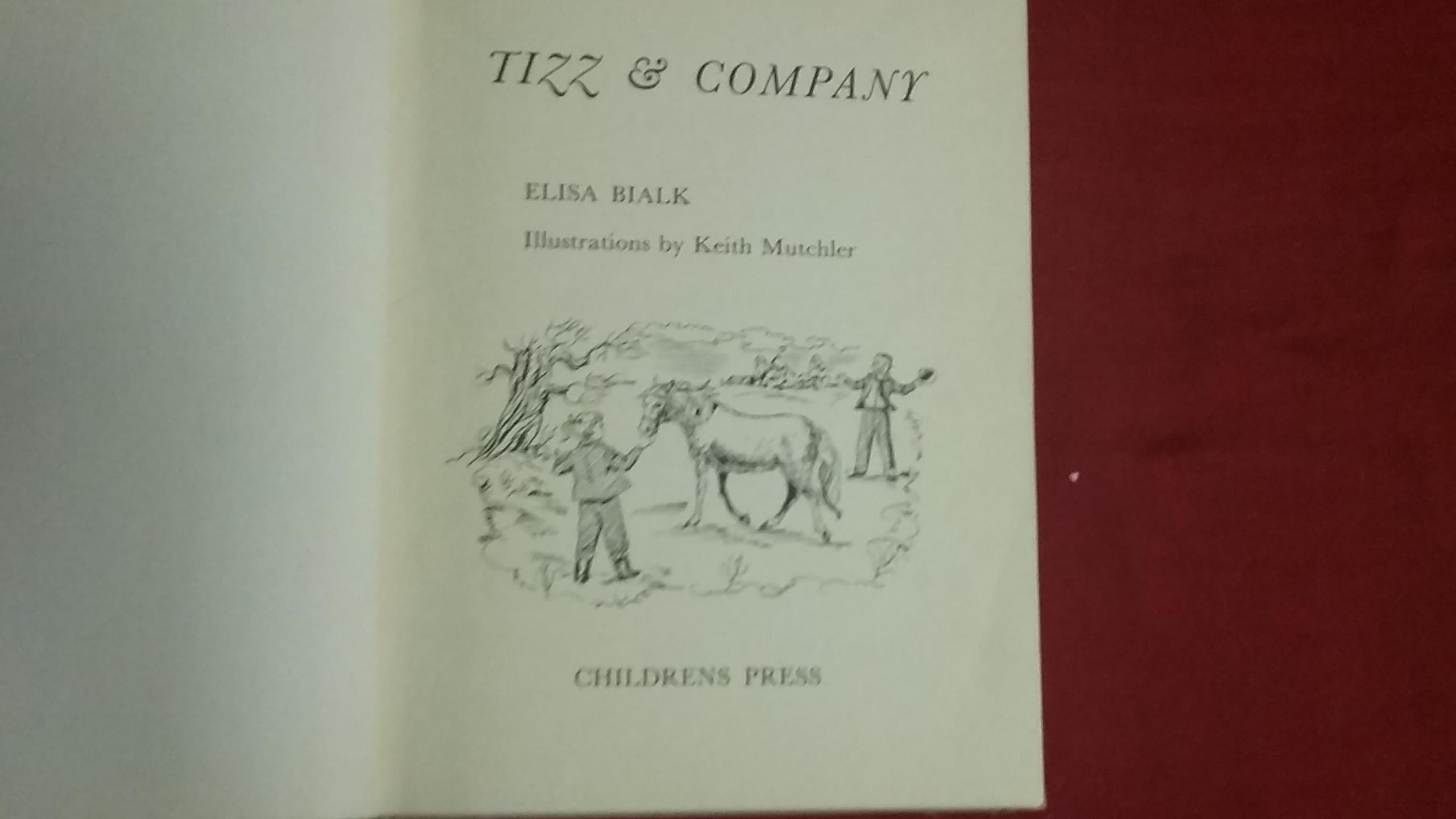 TIZZ AND COMPANY by Bialk, Elisa: Fair Cloth (1958) 1st ? | Betty ...