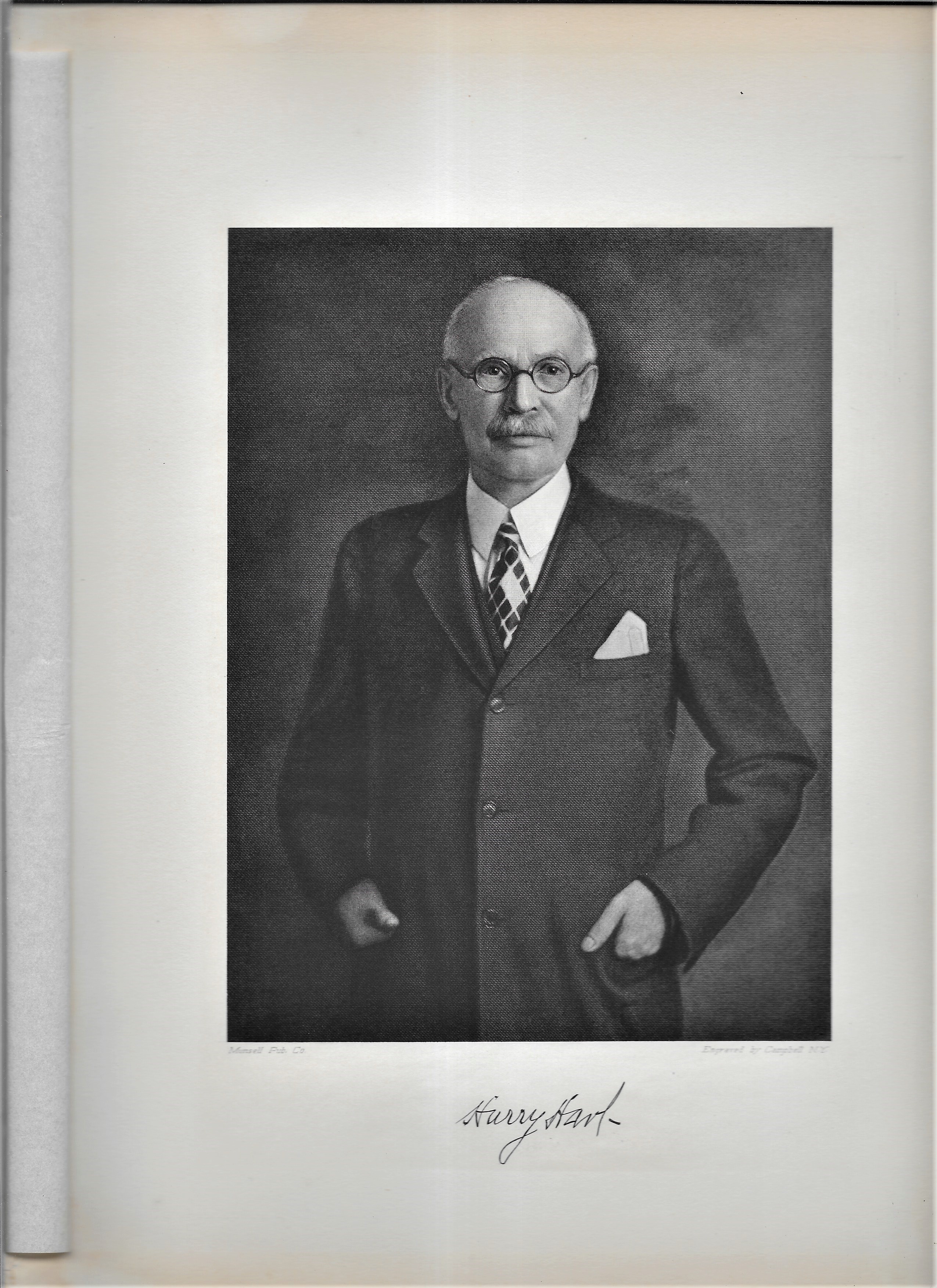 Harry Hart Steel Engraved Portrait von Hart, Harry: Kunst / Grafik ...