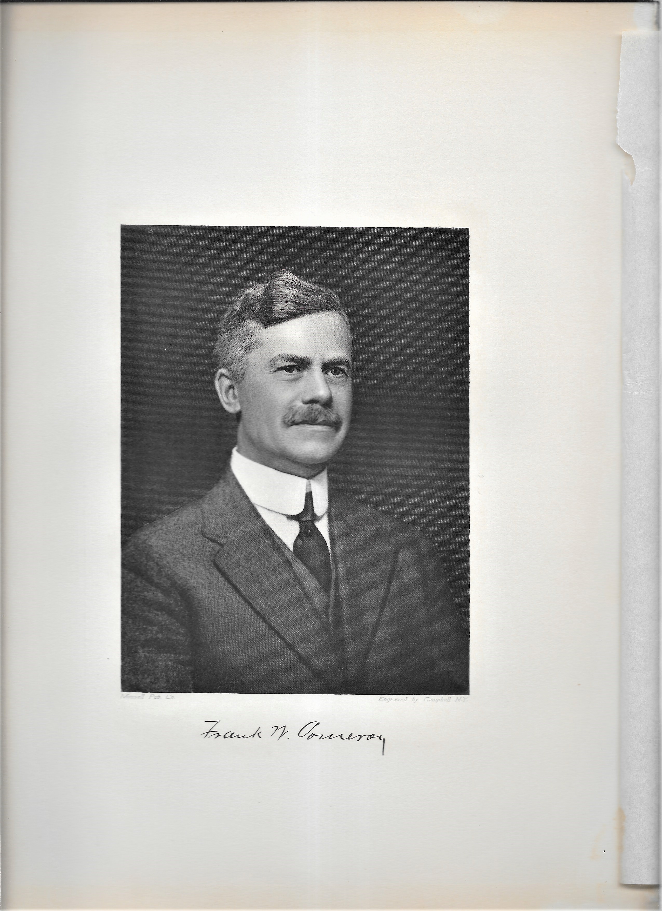 Frank William Pomeroy Steel Engraved Portrait by Pomeroy, Frank William ...