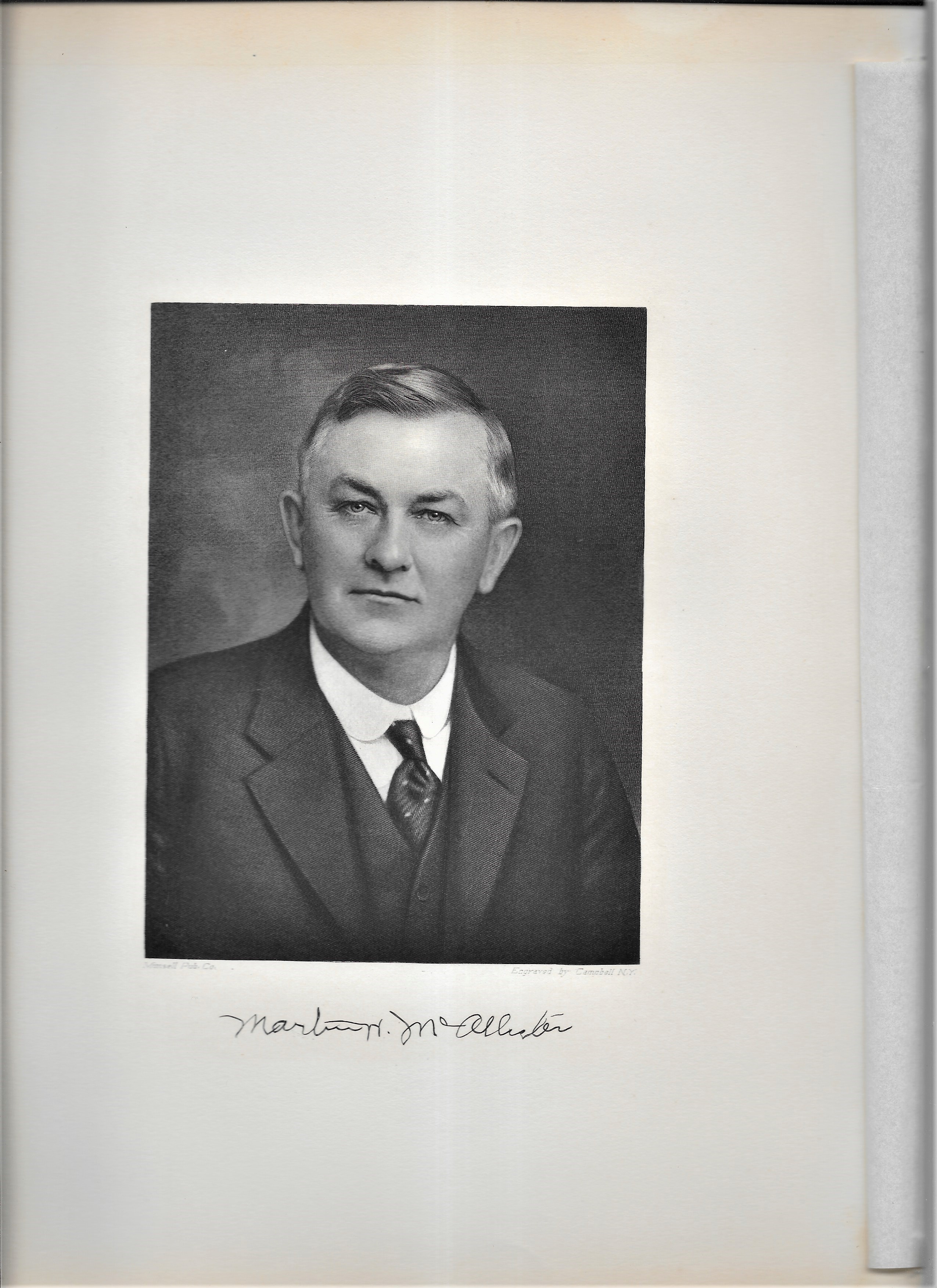 Martin Henry McAllister Steel Engraved Portrait by McAllister, Martin ...