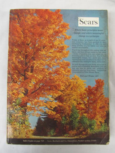 Sears Fall and Winter Annual Catalog 1971 de Sears Roebuck: GOOD. PAPER ...