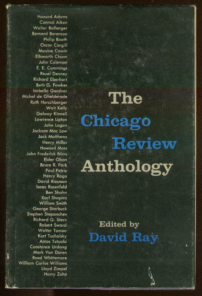 The Chicago Review Anthology by RAY, David: Near Fine Hardcover (1959 ...