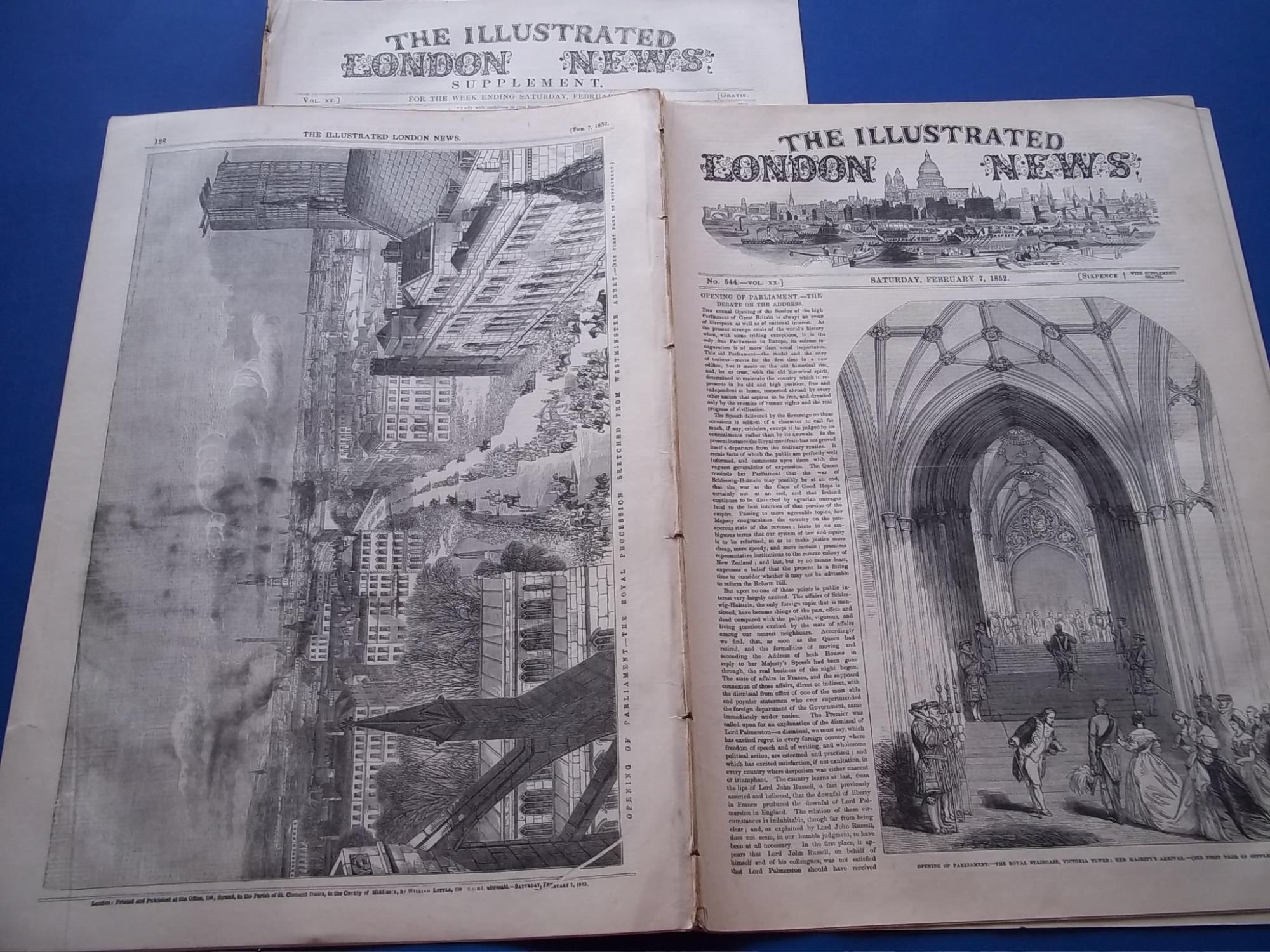 The Illustrated London News (Single Complete Issue: Vol. XX No. 544 ...