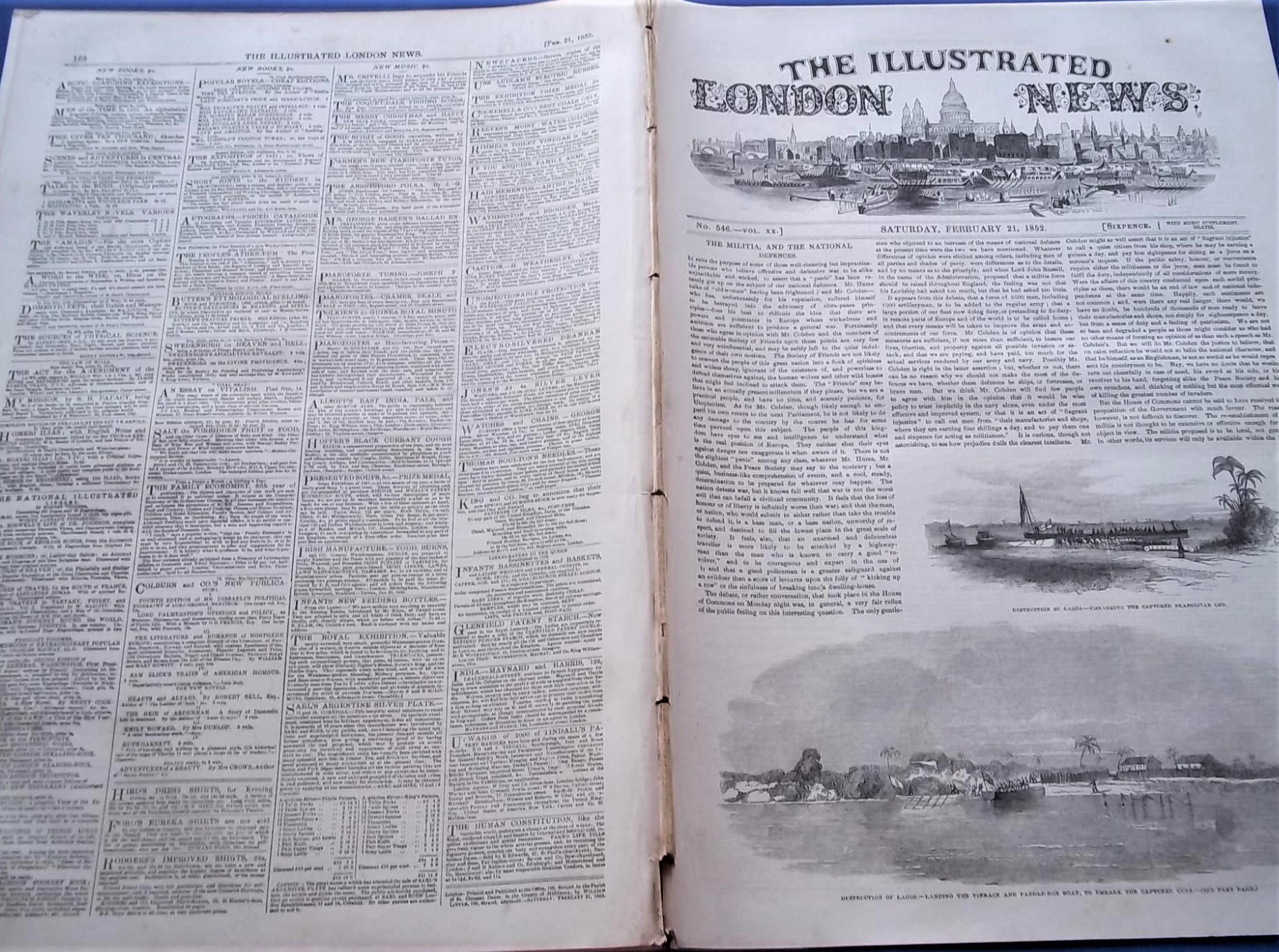 The Illustrated London News (Single Complete Issue: Vol. XX No. 546 ...