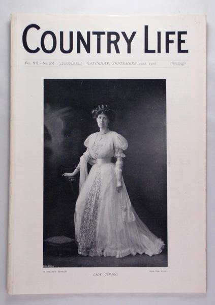 Original Issue of Country Life Magazine Dated September 22nd 1906, with ...