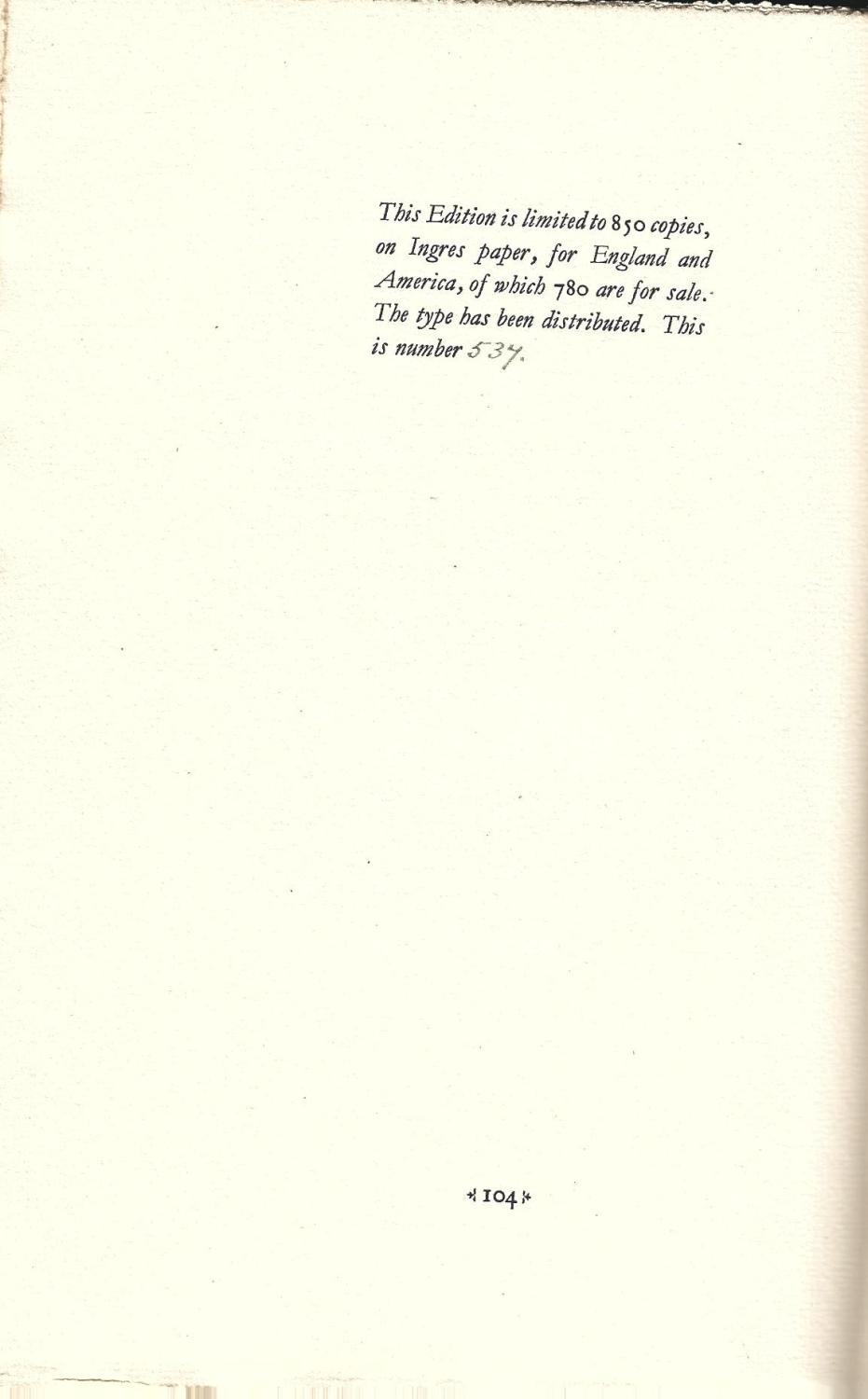 The Letters of George Meredith to Alice Meynell with annotations ...