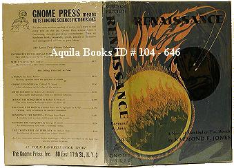 Renaissance. A Science Fiction Novel of Two Human Worlds by Jones ...