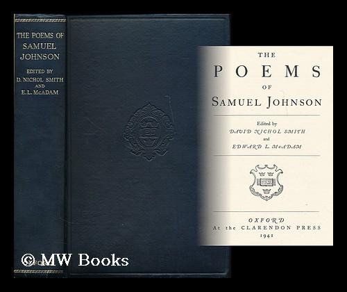 The poems of Samuel Johnson / edited by David Nichol Smith and Edward L ...