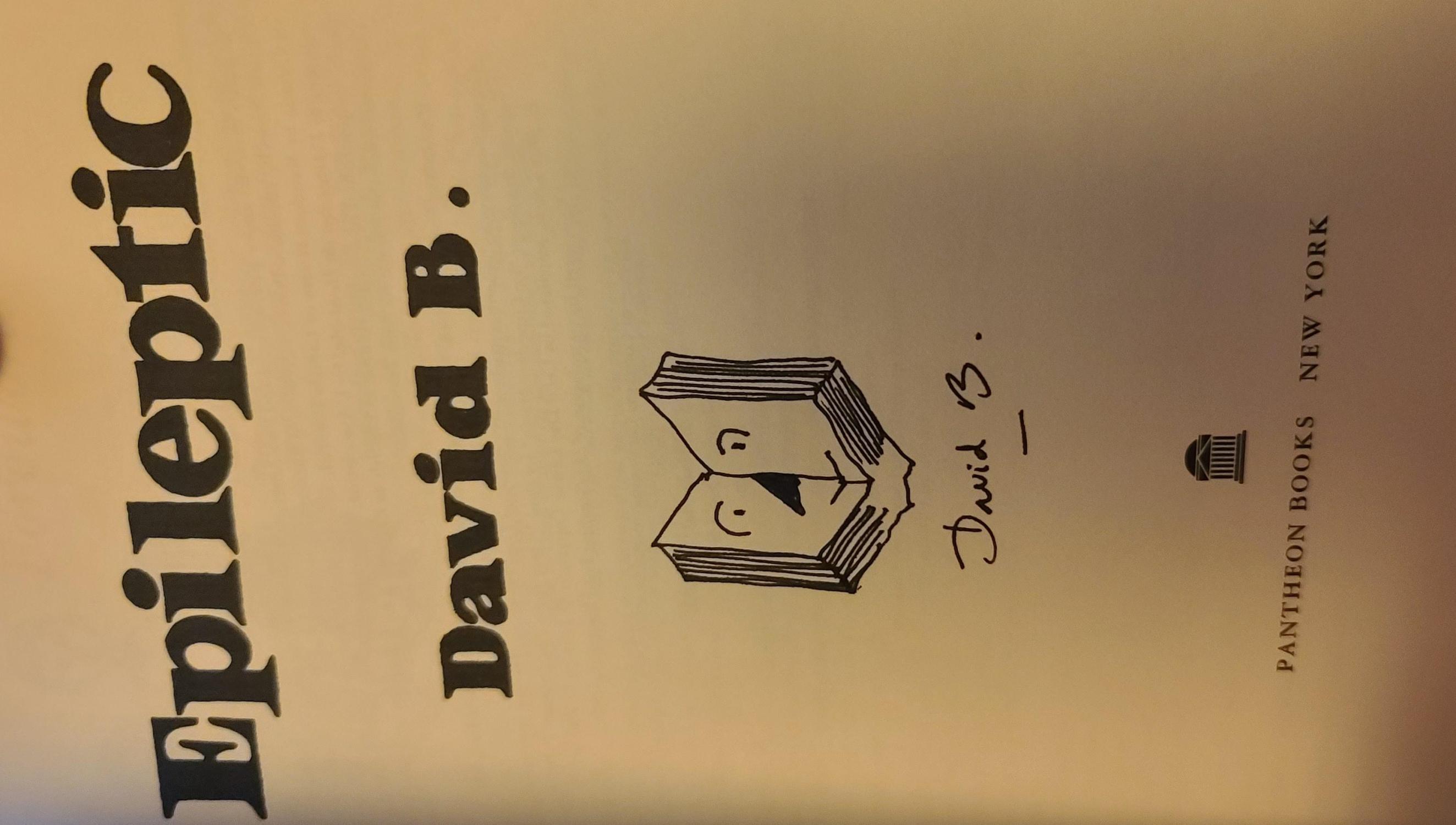 Epileptic (Signed First Edition) von David B. (aka Pierre-François ...