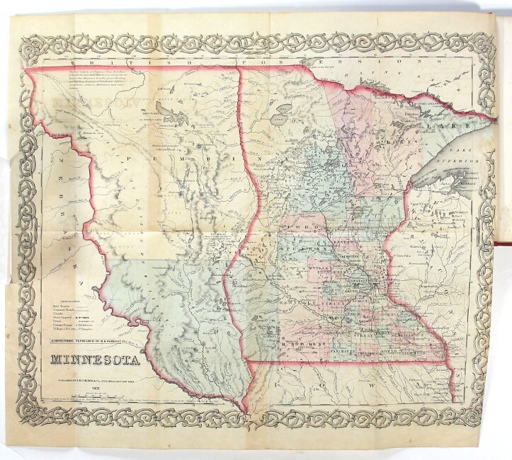 The Minnesota handbook, for 1856-7. With a new and accurate map by ...
