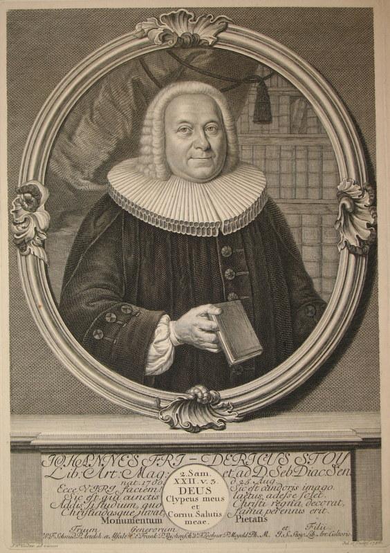 Kupferstich-Porträt von Windter. Johannes Fridericus Stoy. by Stoy ...