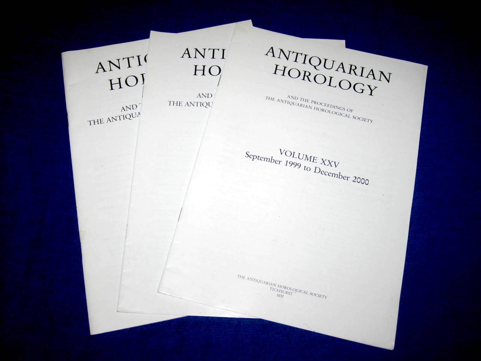 Antiquarian Horology And The Proceedings Of The Antiquarian