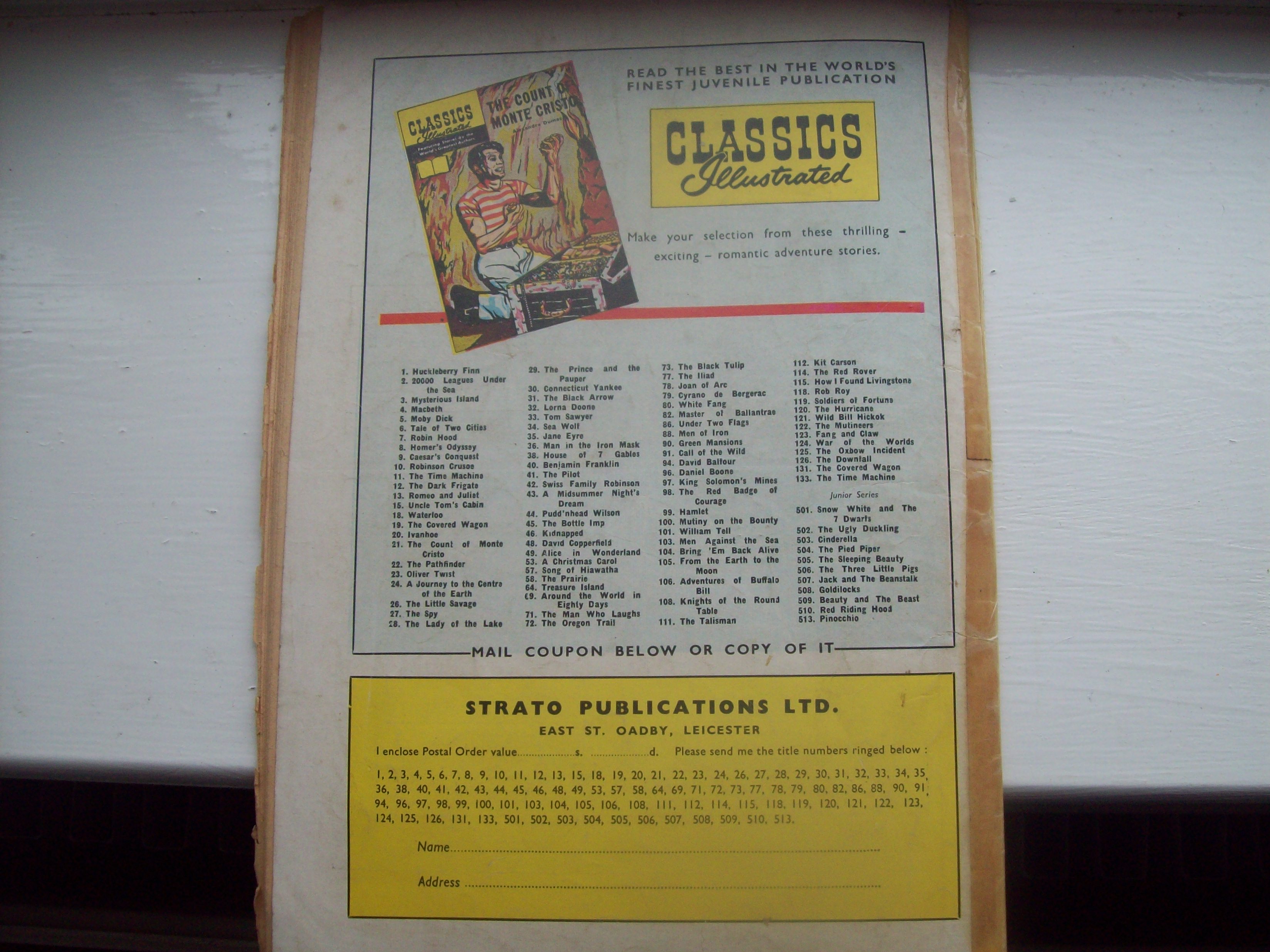 Classics Illustrated No. 123 'Fang and Claw' by Buck,Frank: Magazine ...