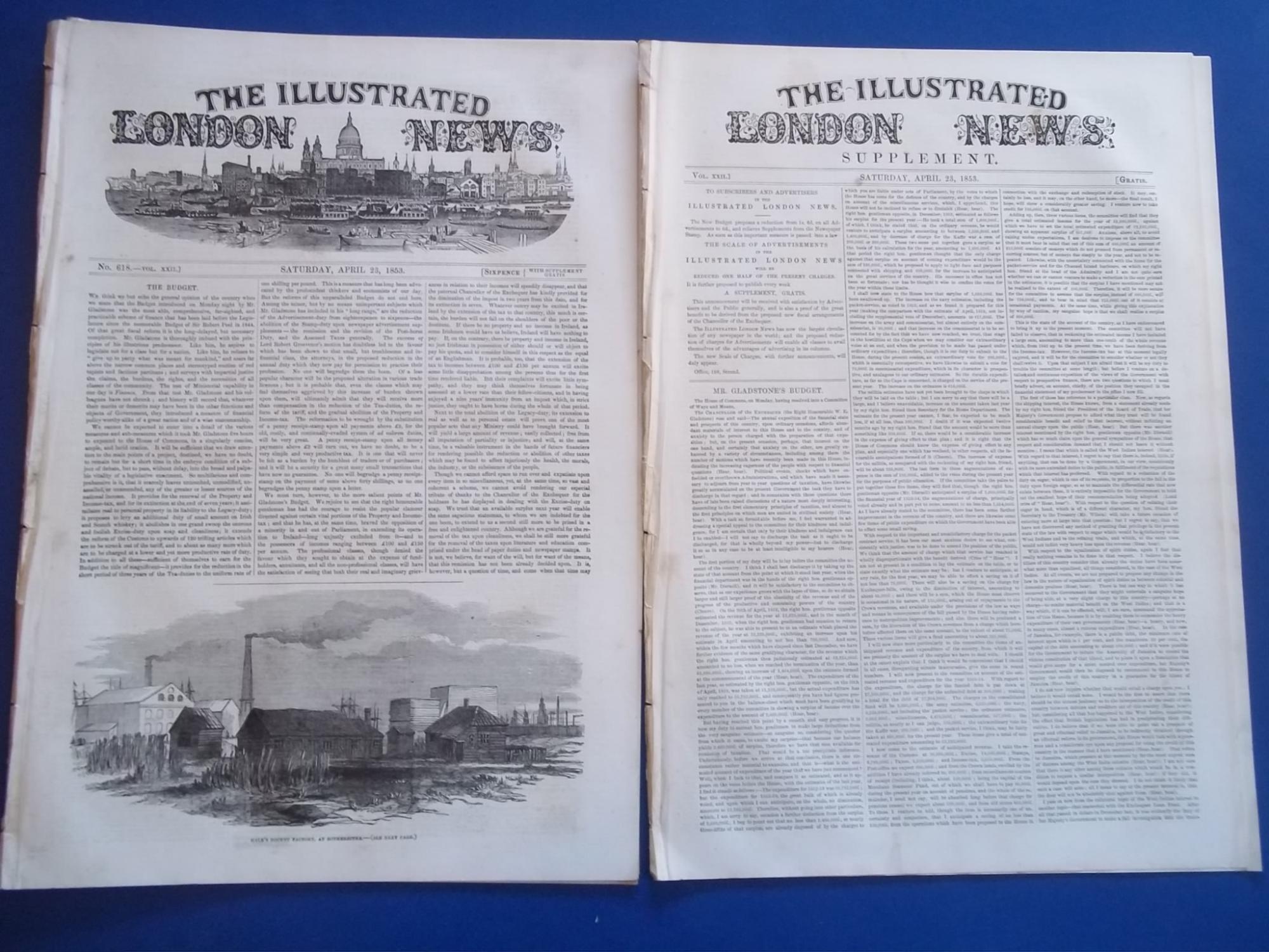 The Illustrated London News (Single Complete Issue: Vol. XXII No. 618 ...