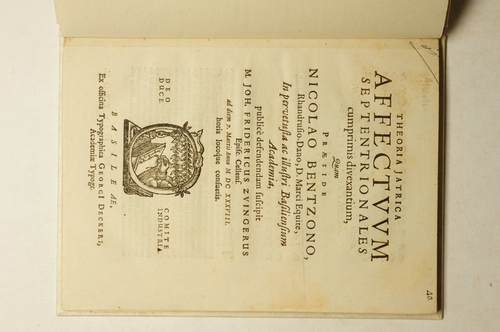 De Chylificatione / . by Brunn, Johann Jacob & Wepfer, Johann Jakob ...