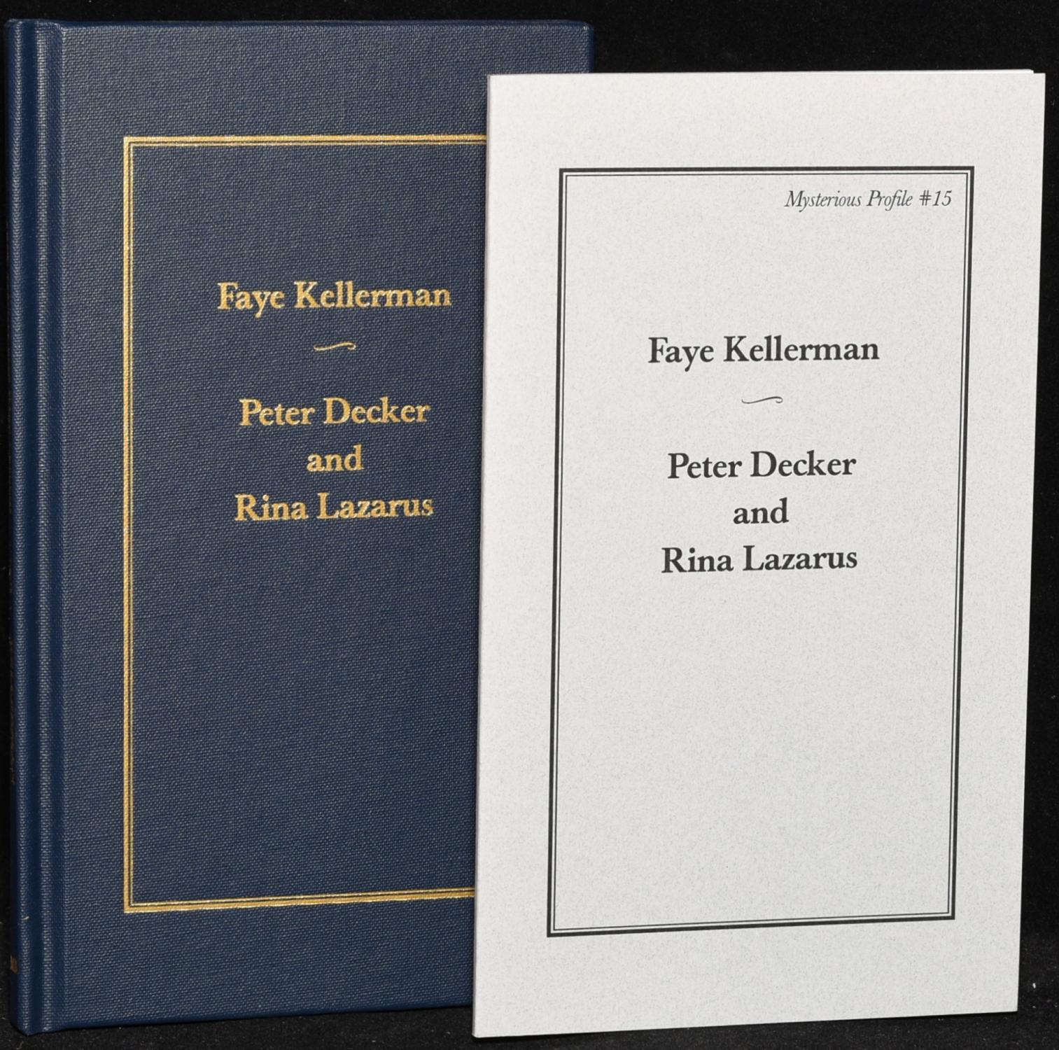 PETER DECKER AND RINA LAZARUS: MYSTERIOUS PROFILE #15 (Limited, Signed ...