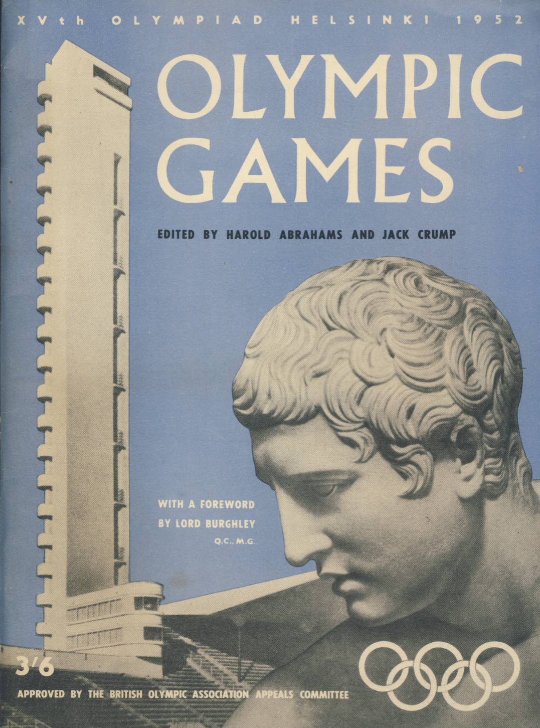 XVTH OLYMPIAD HELSINKI 1952 OLYMPIC GAMES by Harold ABRAHAMS & Jack ...