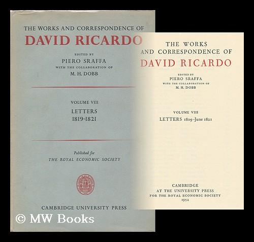 The works and correspondence of David Ricardo - Volume 8: Letters, 1819 ...