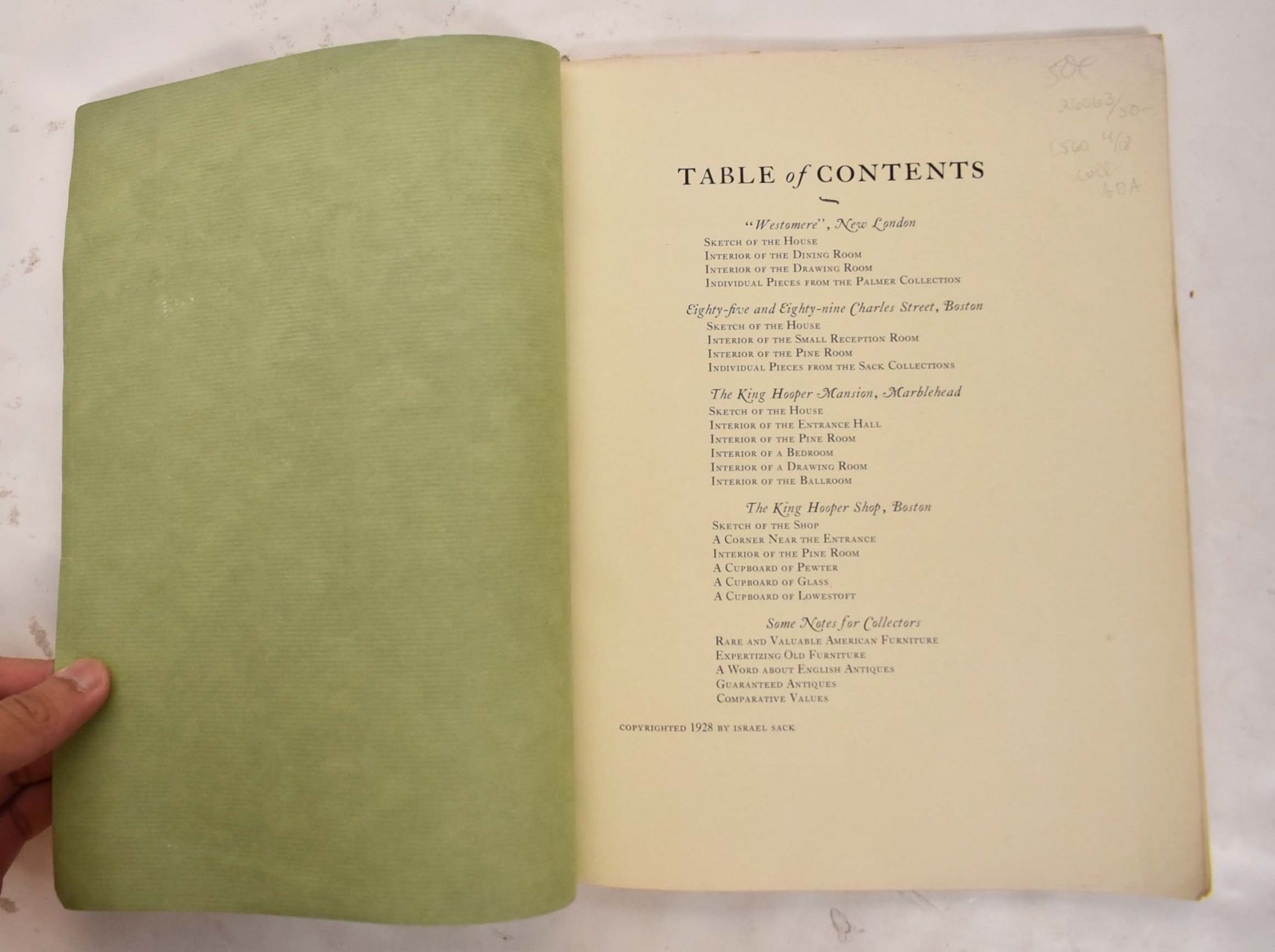 The Israel Sack Collections of American Antiques : Boston, New York ...