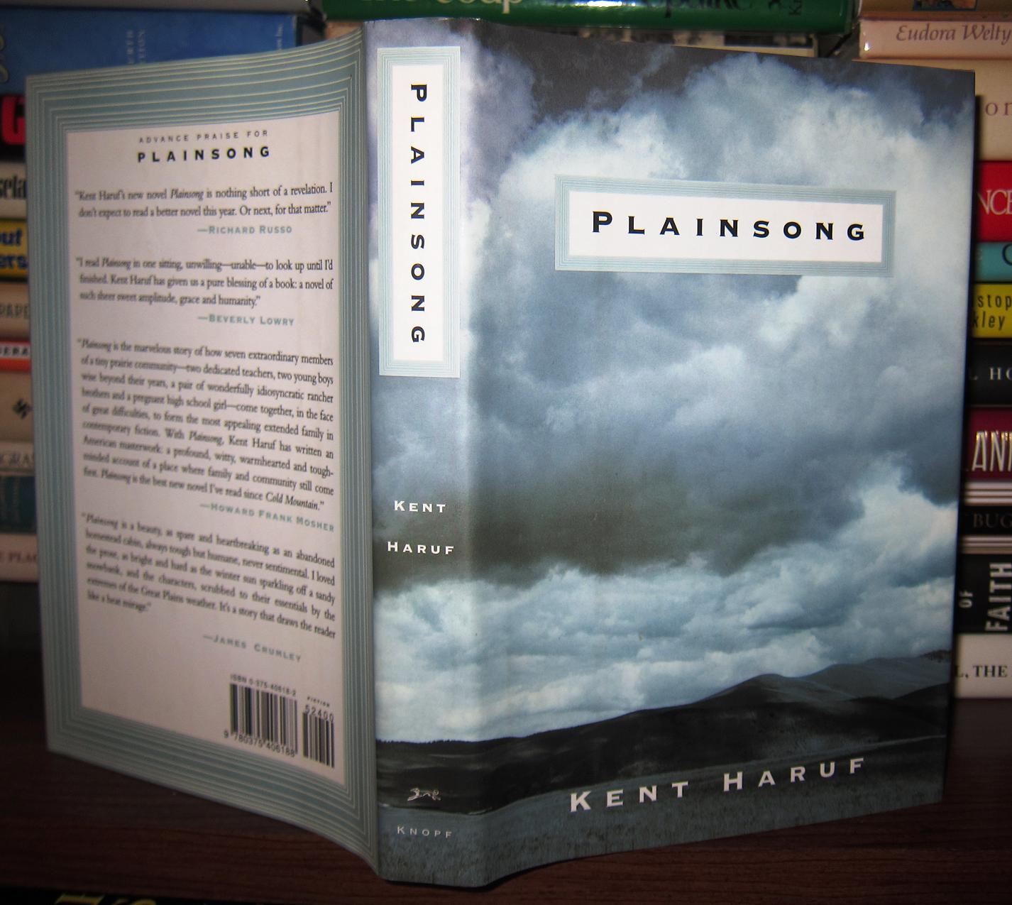 PLAINSONG by Haruf, Kent: Hardcover (1999) First Edition; First ...
