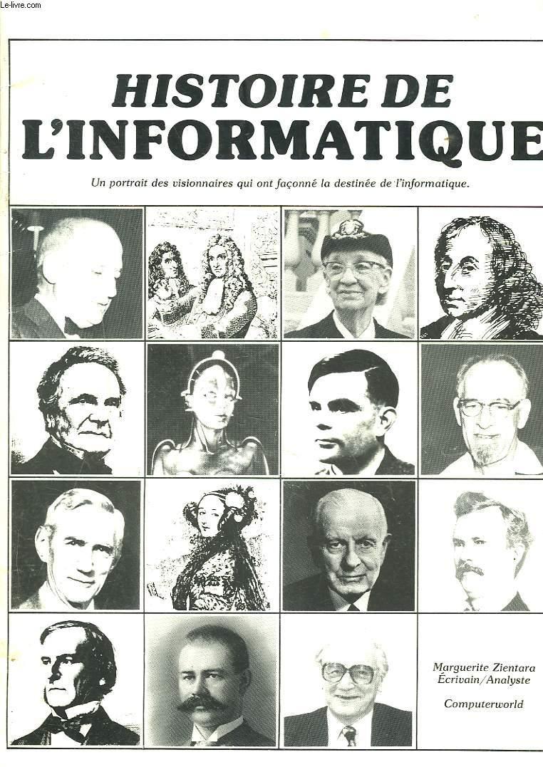 HISTOIRE DE L'INFORMATIQUE by MARGUERITE ZIENTARA: bon Couverture ...