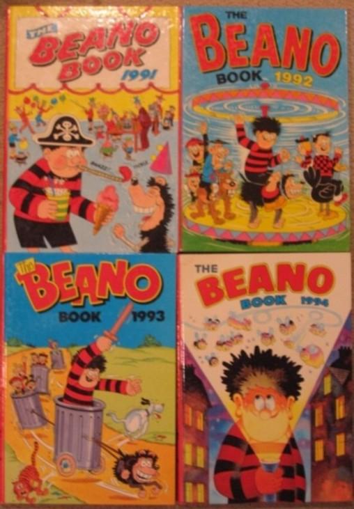 Grouping: "The Beano Book 1991", with "The Beano Book 1992", with "The ...