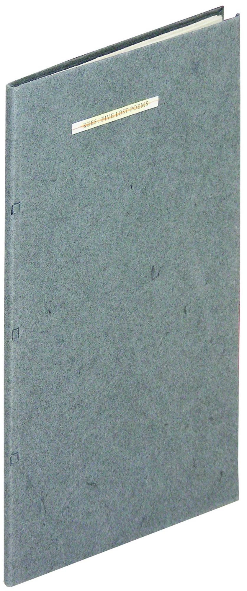 Five Lost Poems by Windhover Press] Kees, Weldon; Barry Moser ...