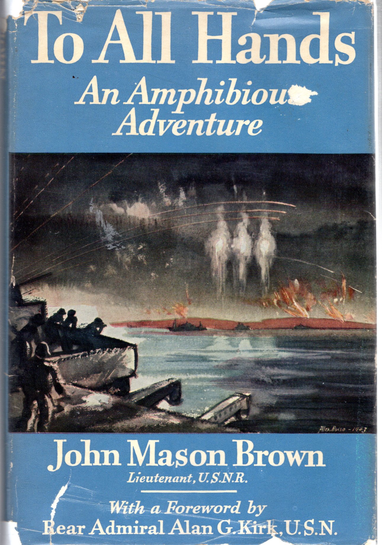 To All Hands: An Amphibious Adventure by Brown, John Mason: Very Good ...