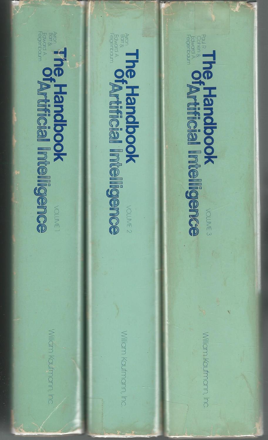 The Handbook of Artificial Intelligence (3 Volumes, complete) by Barr ...