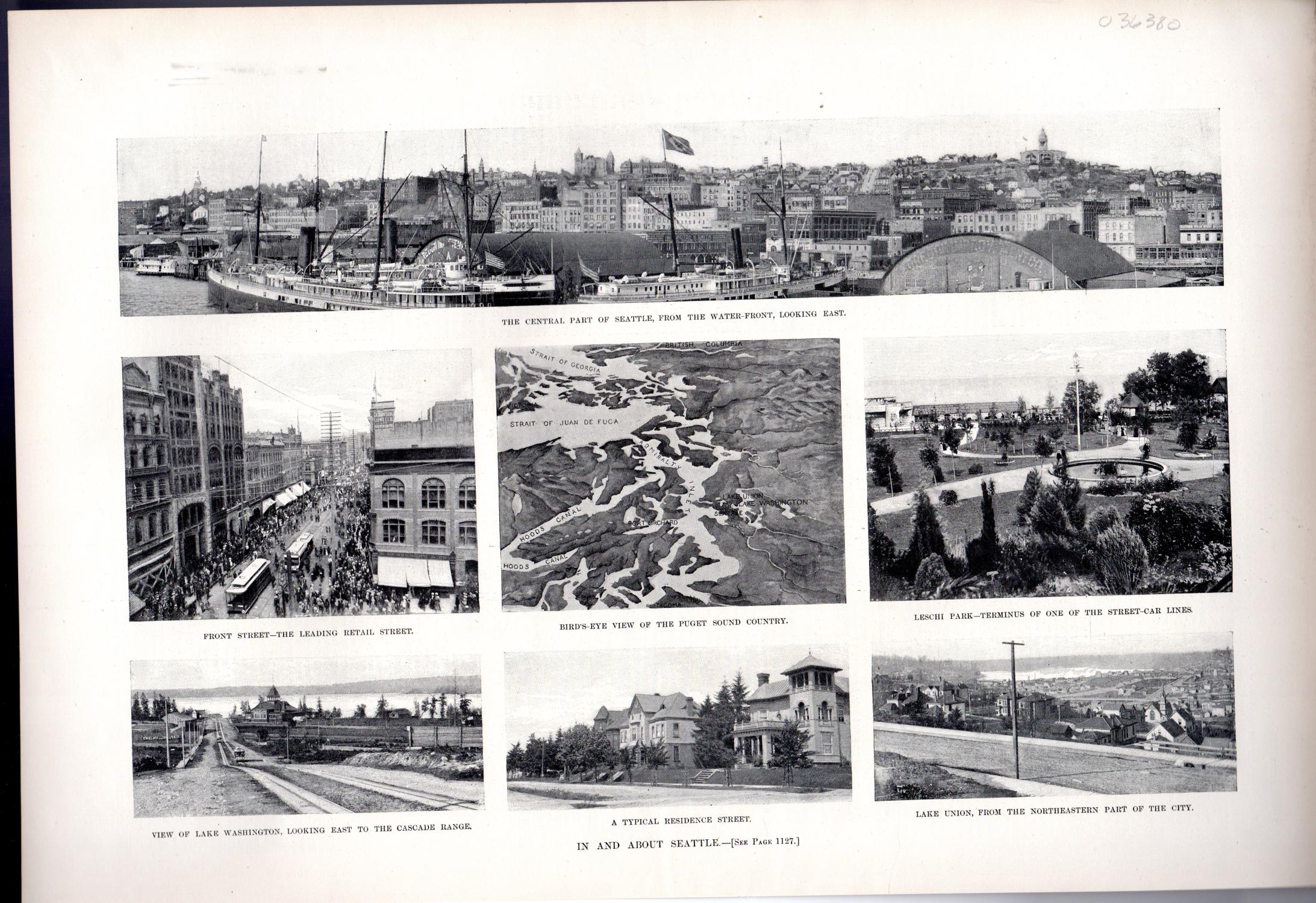 PRINT: "In and About Seattle" .photos from Harper's Weekly, November 13 ...