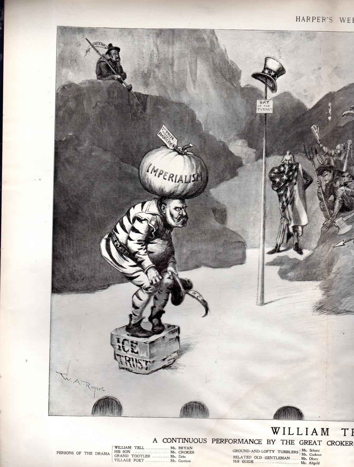 ENGRAVING: "William Tell: A Continuous Performance".engraving from ...