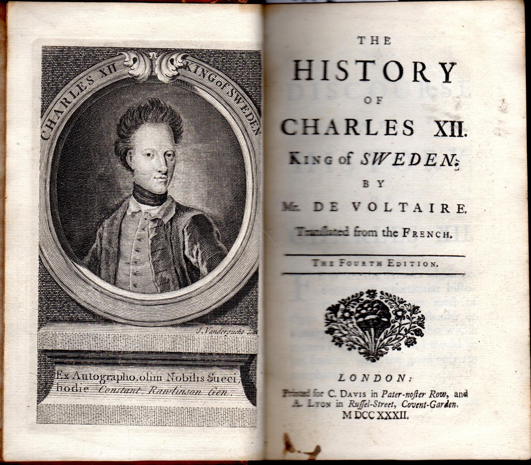 The History of Charles XII, King of Sweden by Voltaire, Jean Francois ...