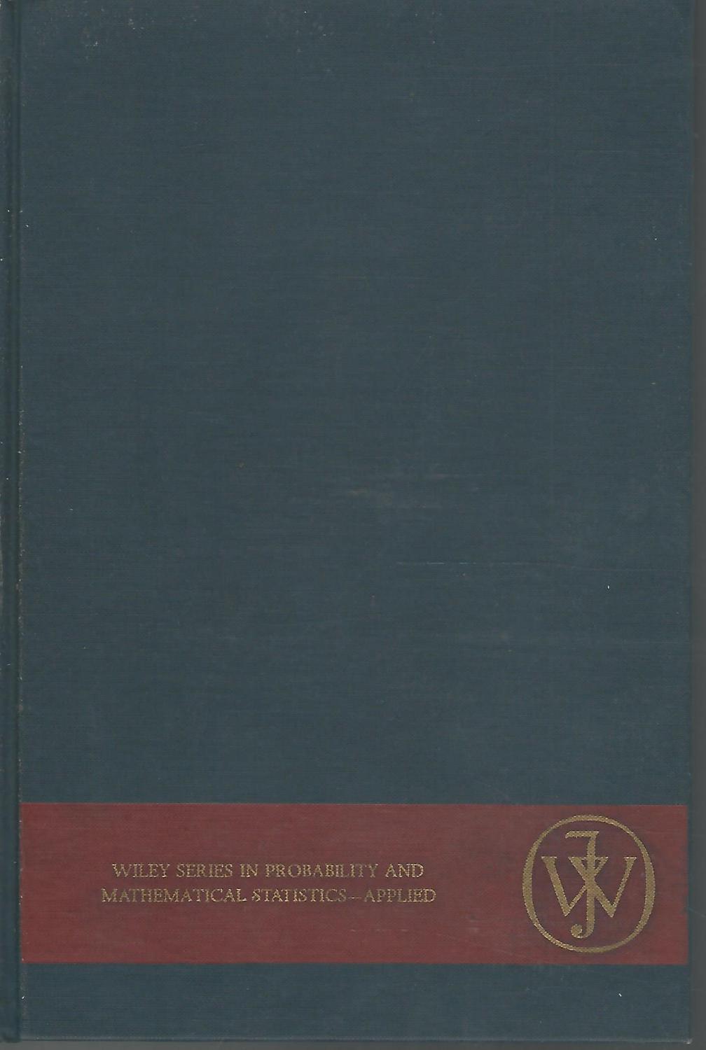 Econometrics (Wiley Series in Probability And Statistics) by Wonnacott ...