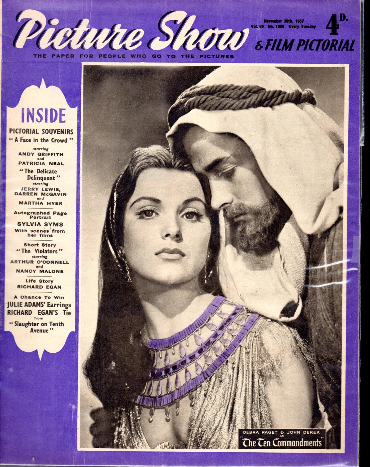 Picture Show & Film Pictorial; Vol. 69, No 1809: November 30, 1957 by ...