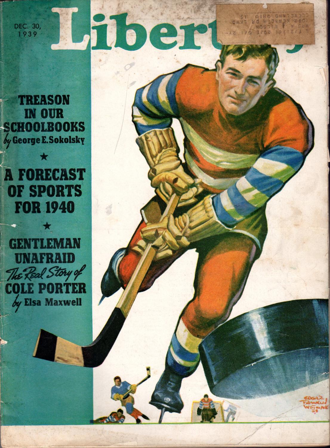 Liberty Magazine, December 30 1939; Vol. 16, No 52 by Oursler, Fulton ...