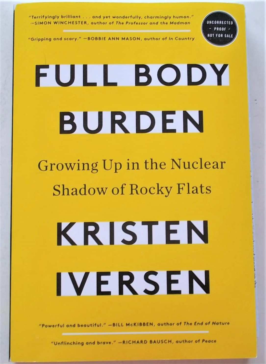 Full Body Burden: Growing Up in the Nuclear Shadow of Rocky Flats ...