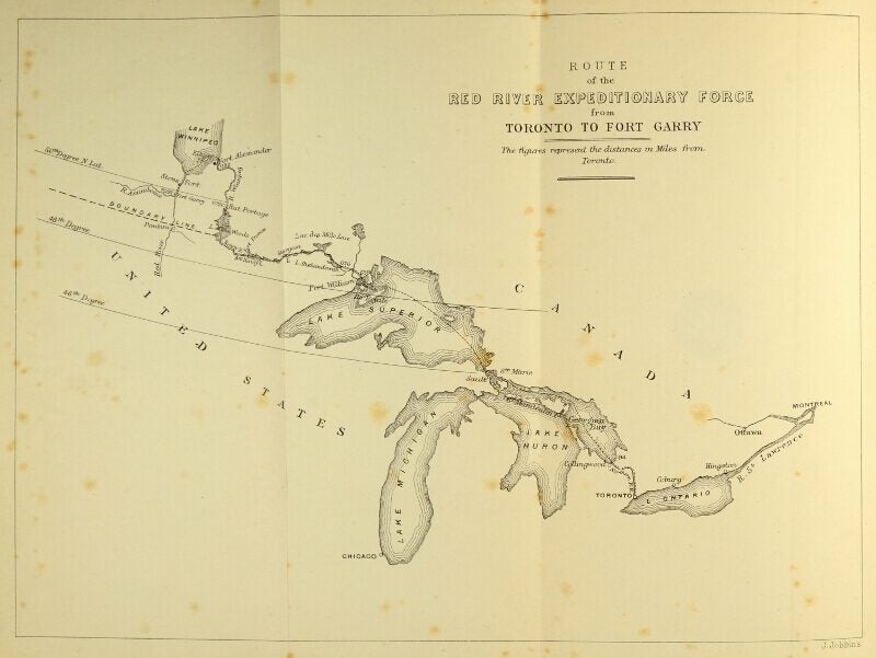 The Red River expedition by Huyshe, G. L., Capt: (1871) | Rulon-Miller ...