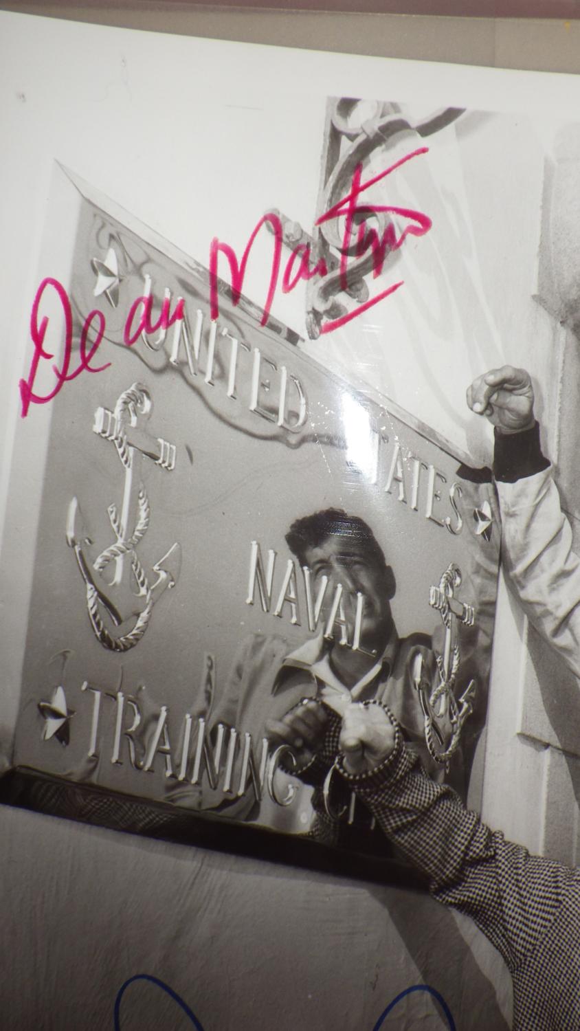 Dean Martin & Jerry Lewis Signed B/W EARLY Photograph from Movie ...