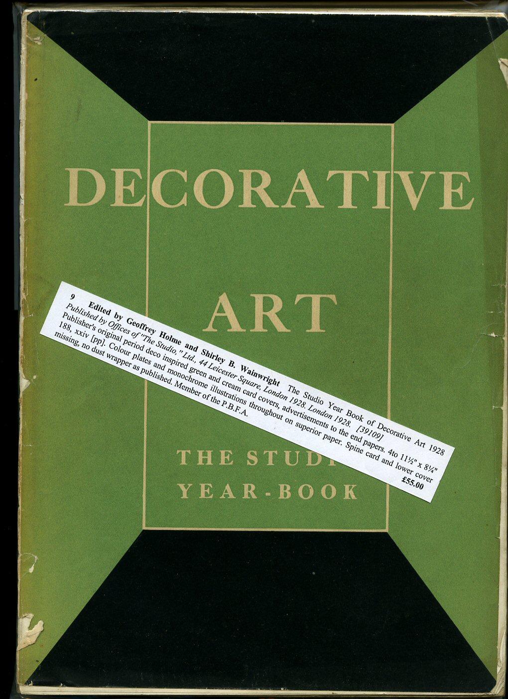 The Studio Year Book of Decorative Art 1928 by Edited by Geoffrey Holme ...